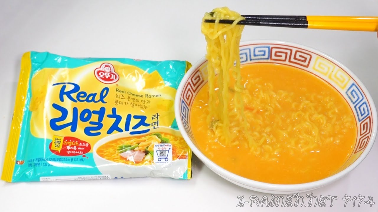 No.7174 Ottogi (South Korea) Real Cheese Ramen - YouTube