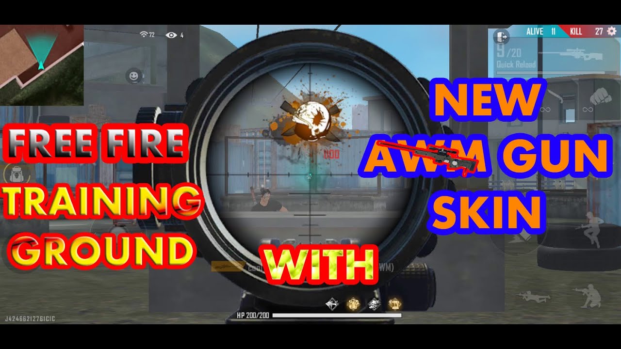 FREE FIRE TRAINING MODE | GAMEPLAY OF TRAINING MODE | FREE FIRE - Any ...