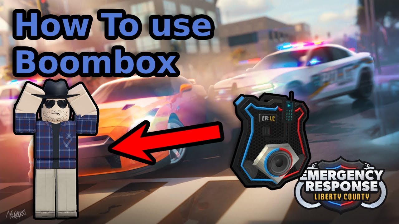 How to use New ERLC Boombox! - YouTube