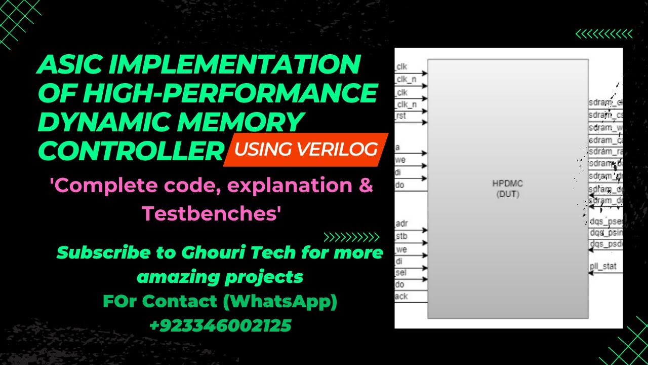 Asic Implementation Of High Performance Dynamic Memory Controller Part