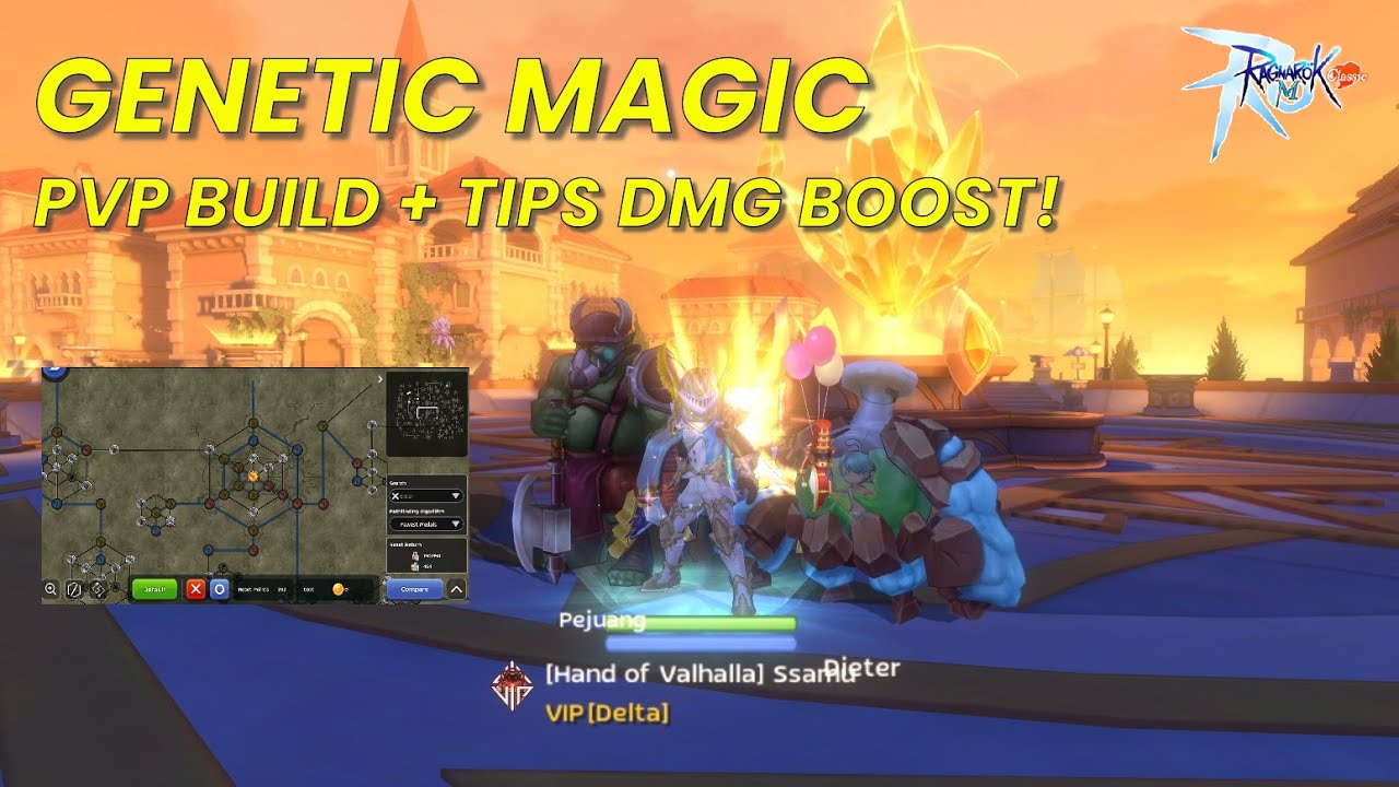 GENETIC MAGIC DIETER PVP BUILD (LOW SPENDER) + TIPS DAMAGE BOOST ...