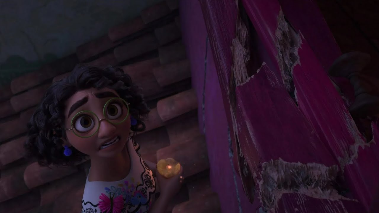 Encanto - house falls apart scene - YouTube