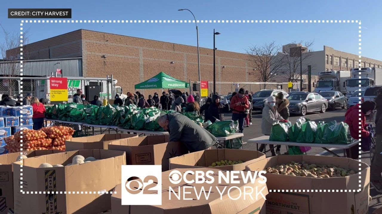City Harvest distributes fresh produce to families in need in Brooklyn ...