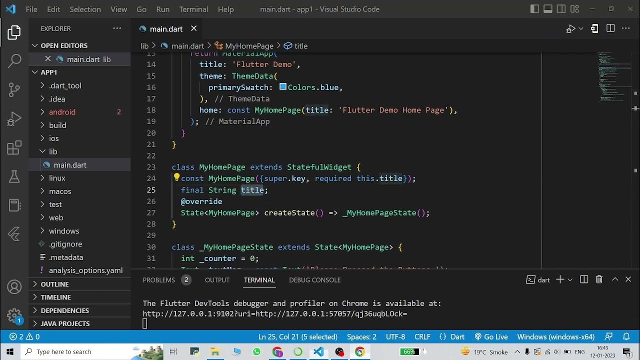 Stateful Widget in Flutter (Hindi) - YouTube
