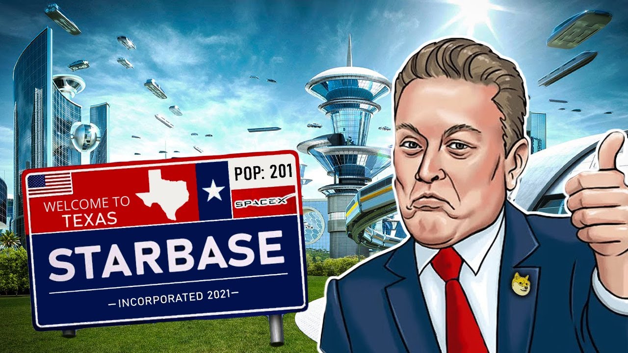 Inside Elon Musk's Futuristic Starbase City, Texas, Elon Musk City ...
