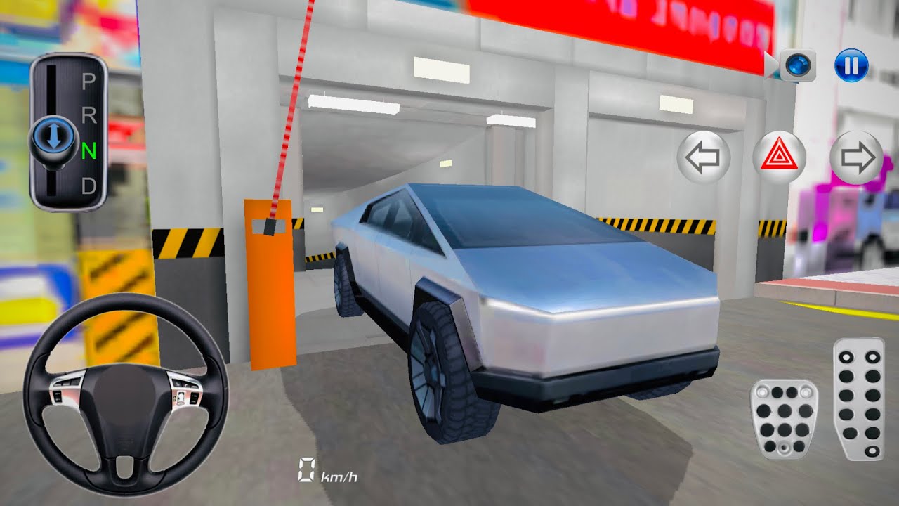 Tesla cyber truck parking lot 3d driving class simulator android ...