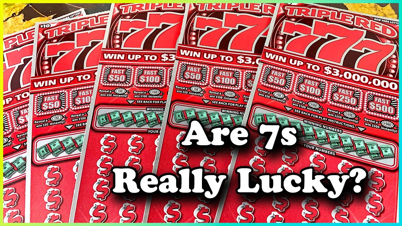 Triple Red 777! 5 In A Row! #newyorklottery - YouTube