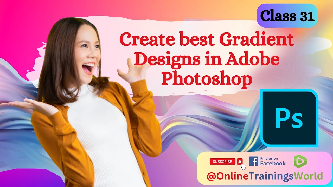 I Spent 30 Days Mastering Gradient Designs in Adobe Photoshop! - YouTube