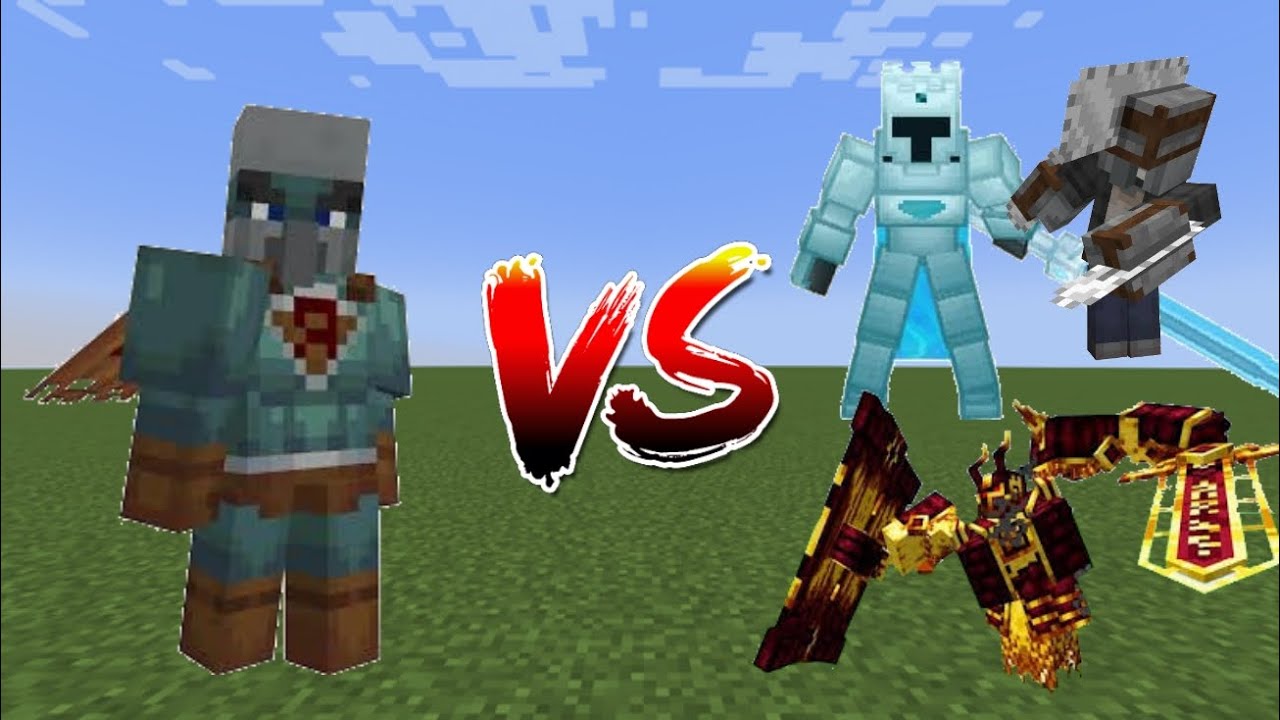 enchanted revenger vs strongest bosses (mob battle #2) - YouTube