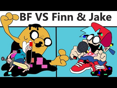 Friday Night Funkin' Corrupted BF VS Finn & Jake High Effort FNF NEW ...