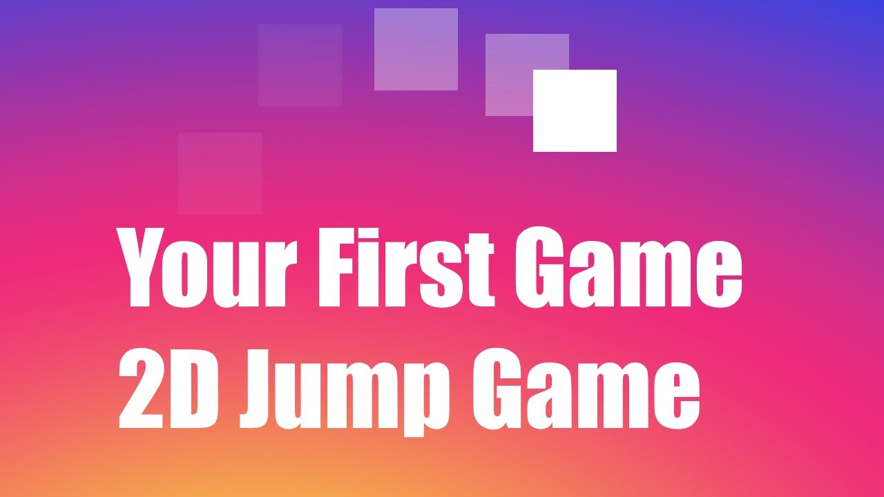 Make Your First Game In Unity 2d Jump Game Youtube