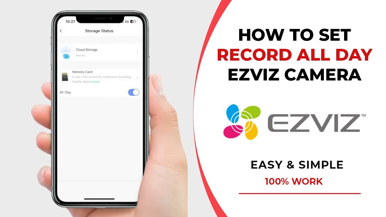 How To Set EZVIZ Cameras To Record All Day - YouTube