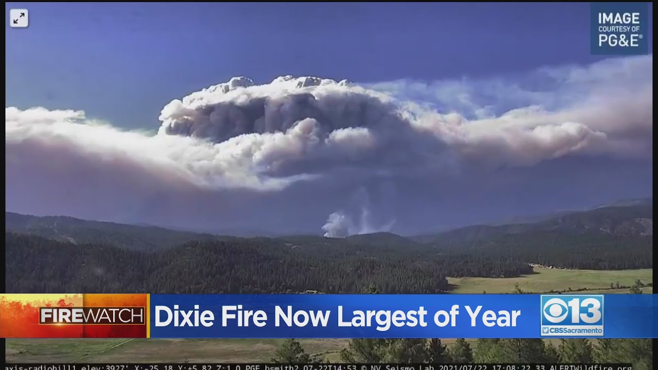 Dixie Fire Now Largest California Wildfire Of The Year, So Far - YouTube