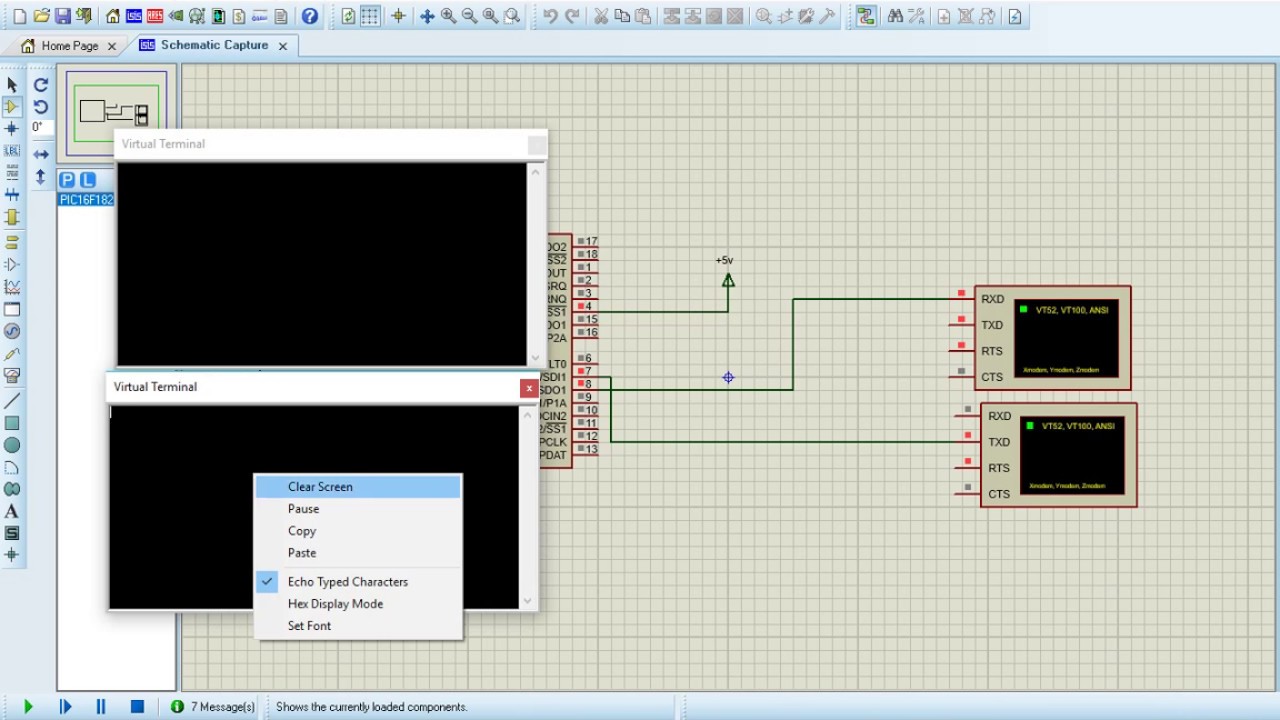 RS232 comunicación serial con microcontrolador PIC - YouTube