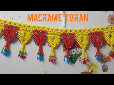 mekram toran very easy// tutorial how to make//#macrame New design ...