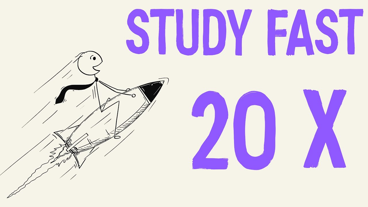 20 Tips to STUDY FAST and Get an A - YouTube