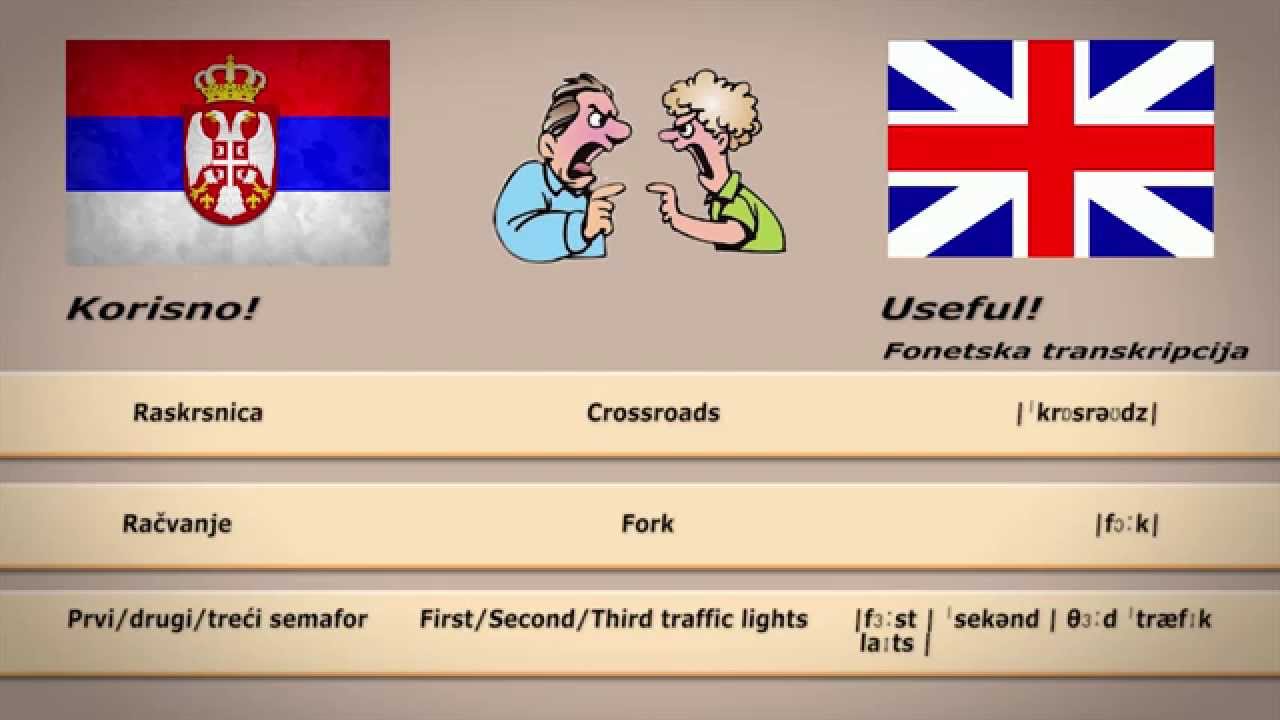 Srpsko Engleski za pocetnike lekcija 04 - YouTube