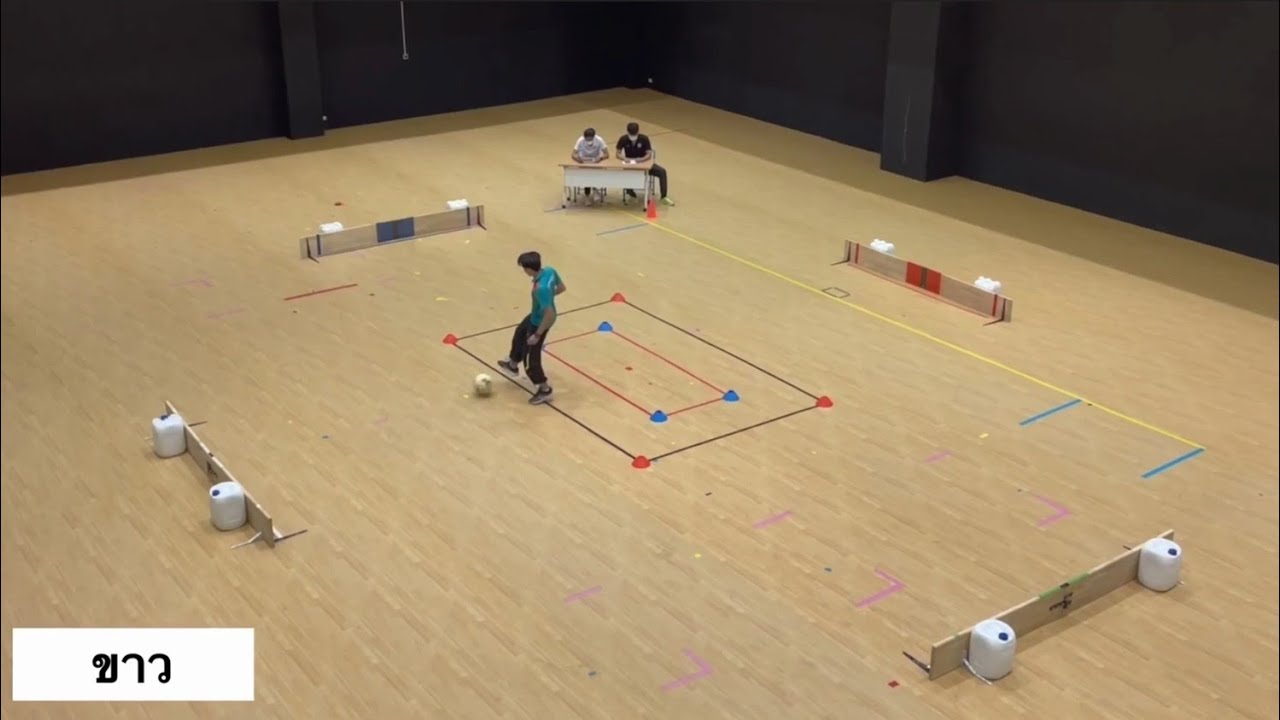 แบบทดสอบทักษะการส่งบอลระยะสั้น (Indoor) : Loughborough Soccer Passing ...