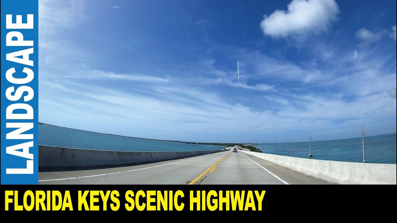 Florida Keys Scenic Highway to Key West long road trip hot tropical ...