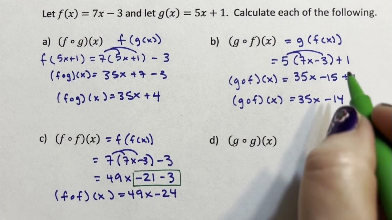 Composition of Function - YouTube