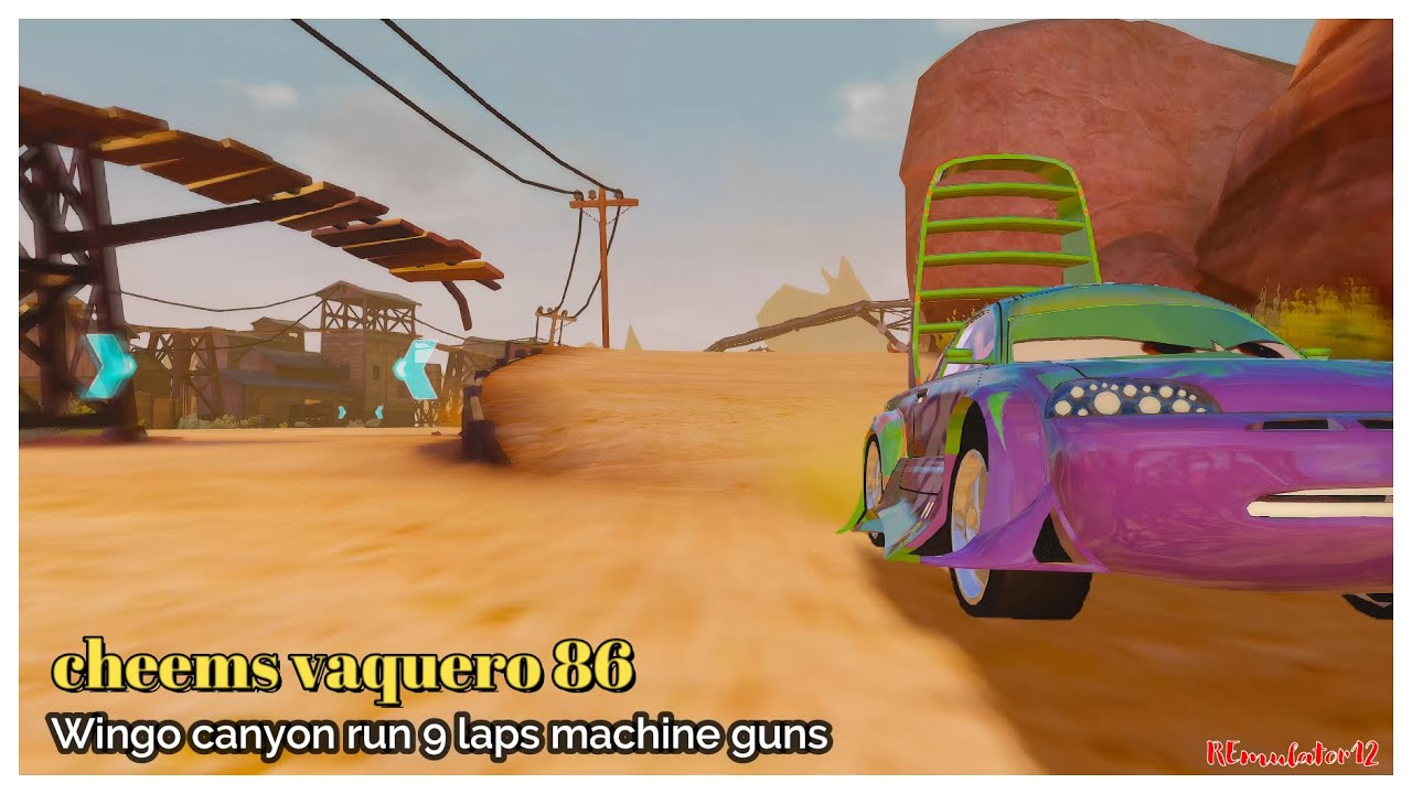 Cars 2 The Video Game | Wingo - Battle Race (Machine Guns) | Canyon Run ...