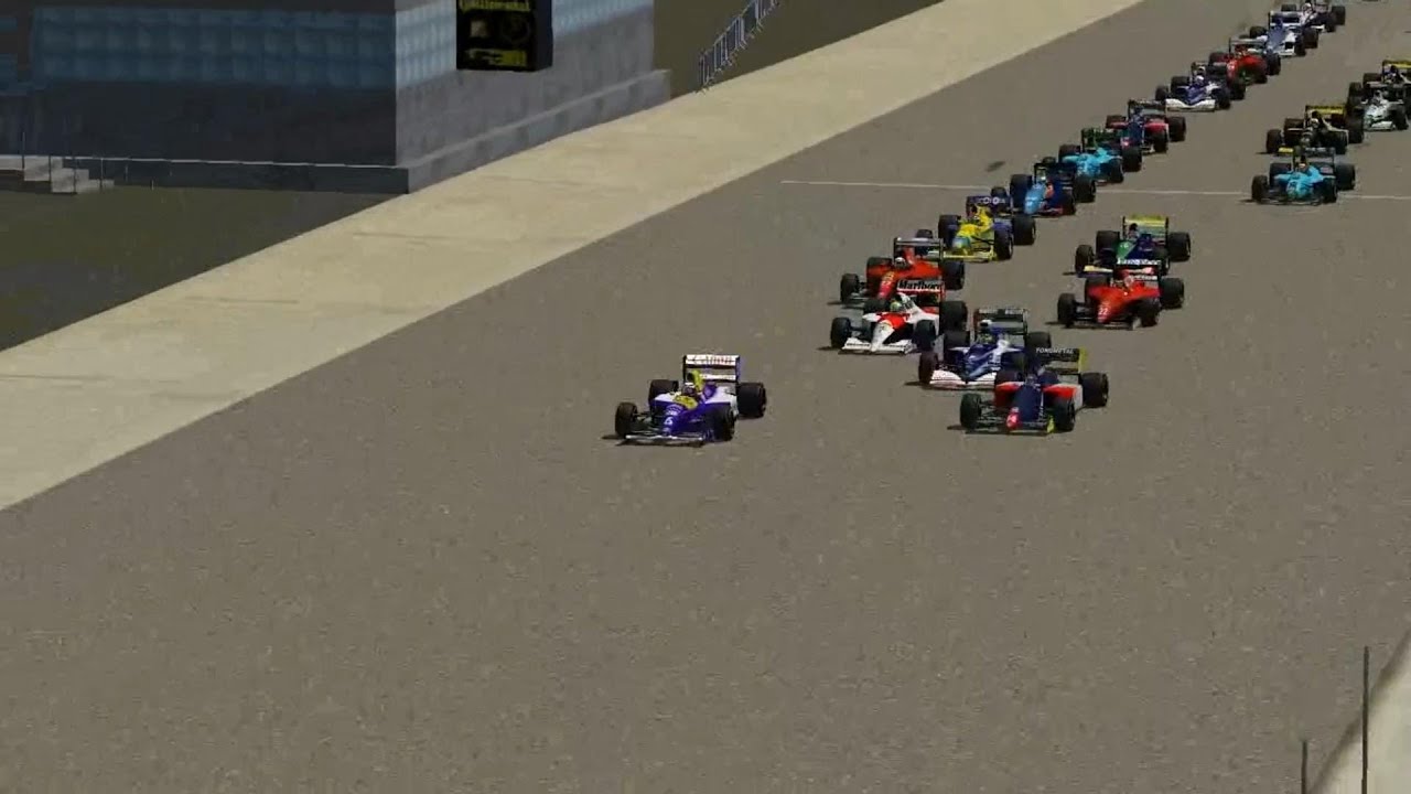 rFactor: Formula 1 - 1991 Betonschleife - Race - YouTube