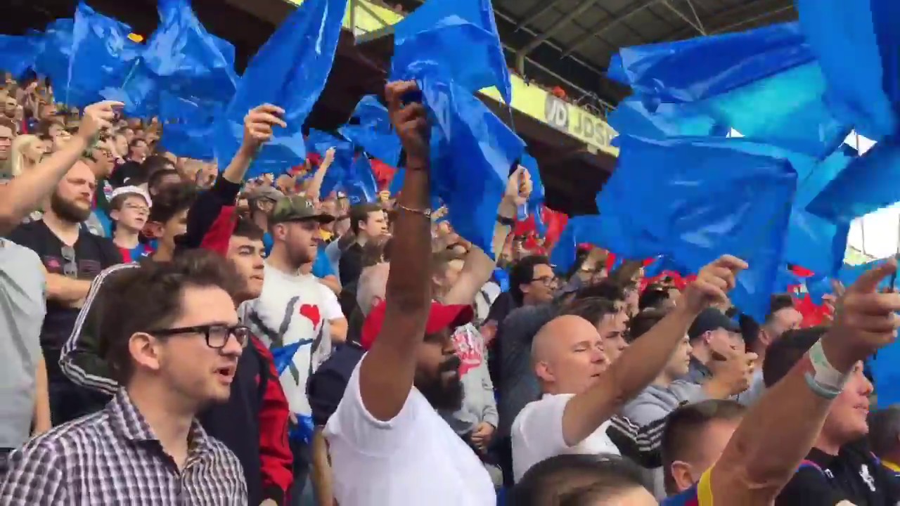 CRYSTAL PALACE FANS DISPLAY VS HUDDERSFIELD | INSIDE THE DISPLAY - YouTube