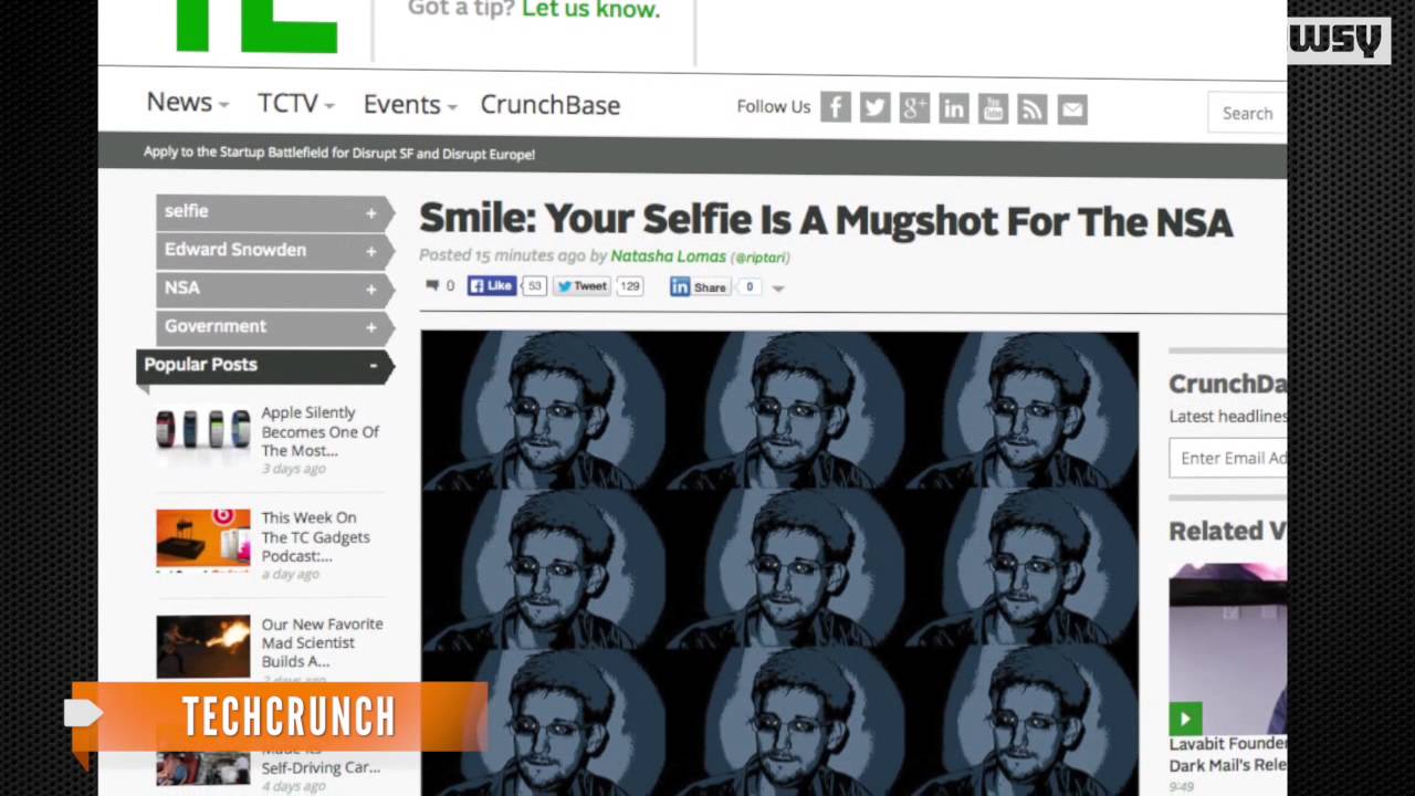 Smile! Documents Detail NSA's Facial Recognition Database - YouTube
