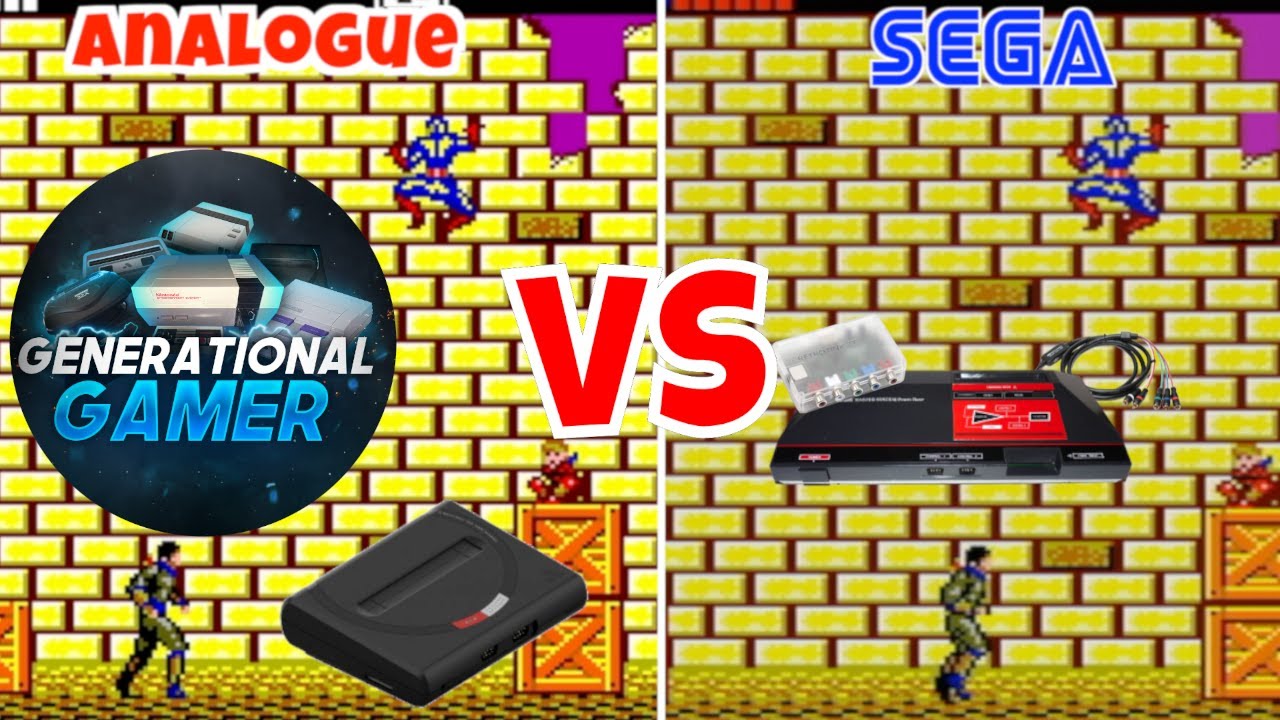 Sega Master System (Retrotink/HD Retrovision) VS Analogue Mega Sg ...