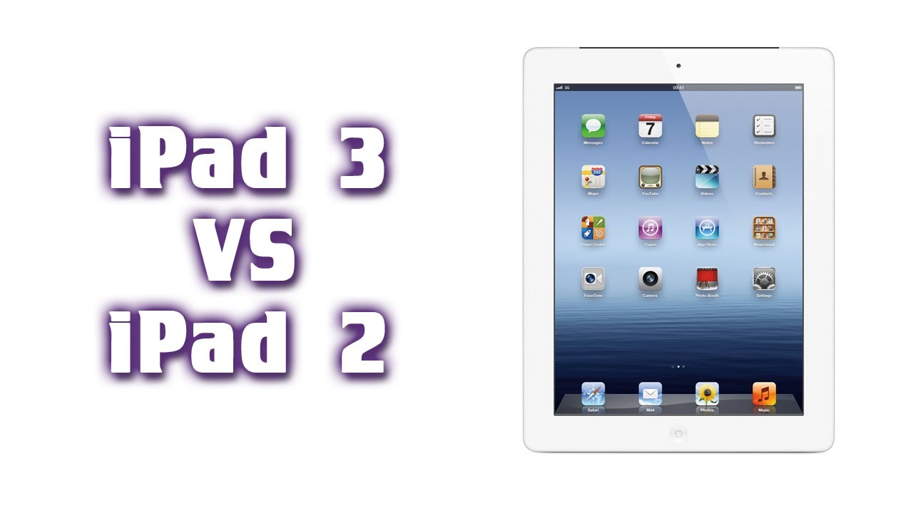 The New iPad VS iPad 2 - Differences in Functionality and Retina Display - iPad 3 vs iPad 2 ...