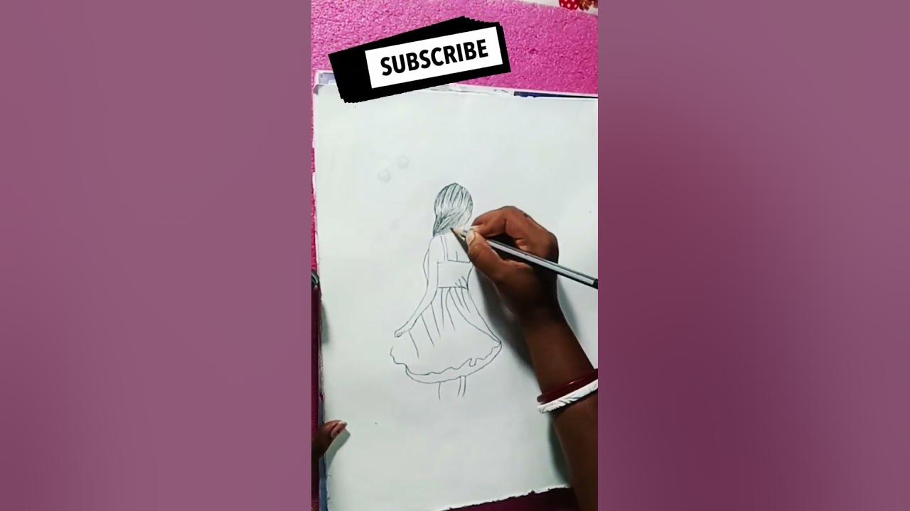 Cute Girl Drowing Basic Drowing Tutorial For Beginners Youtube