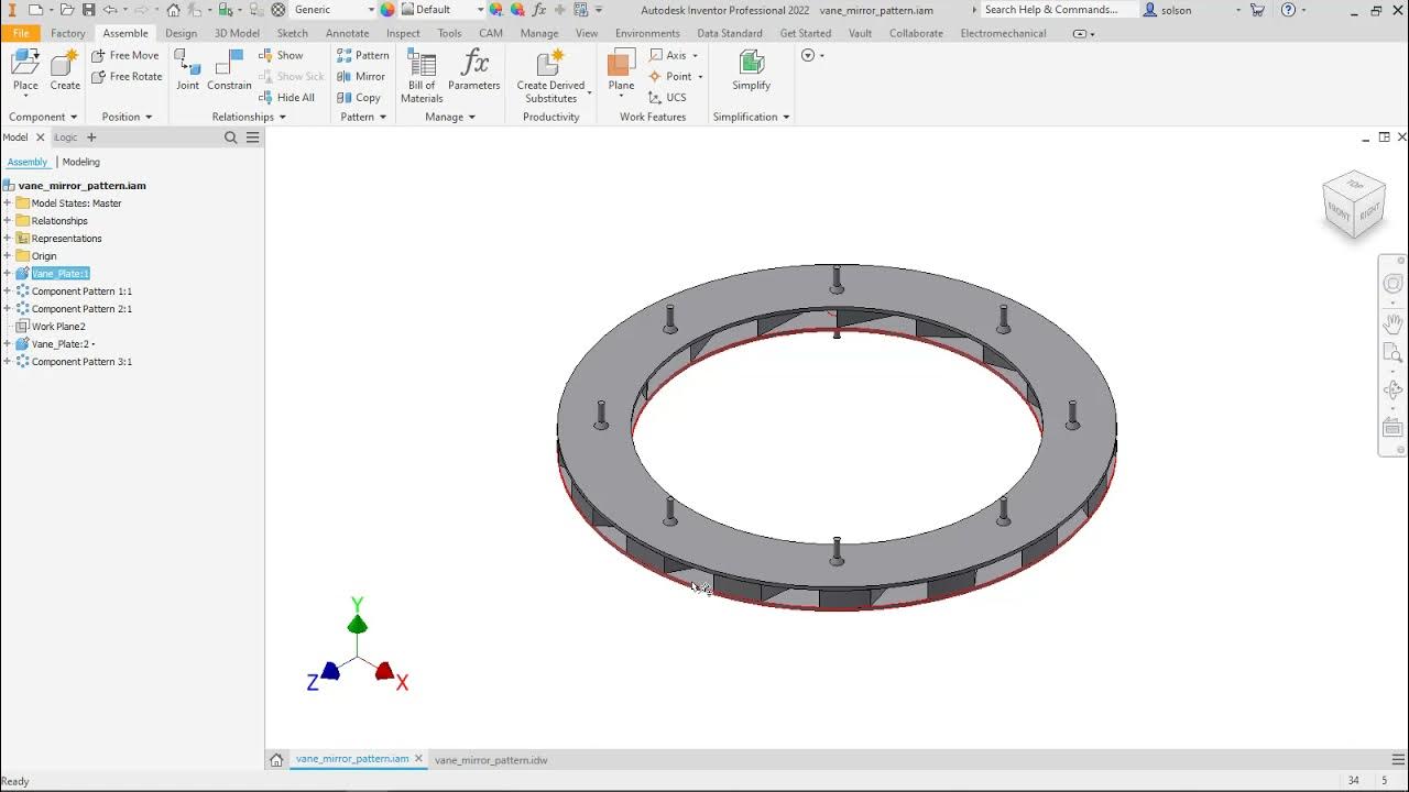 Inventor 2022 Instance Properties - YouTube