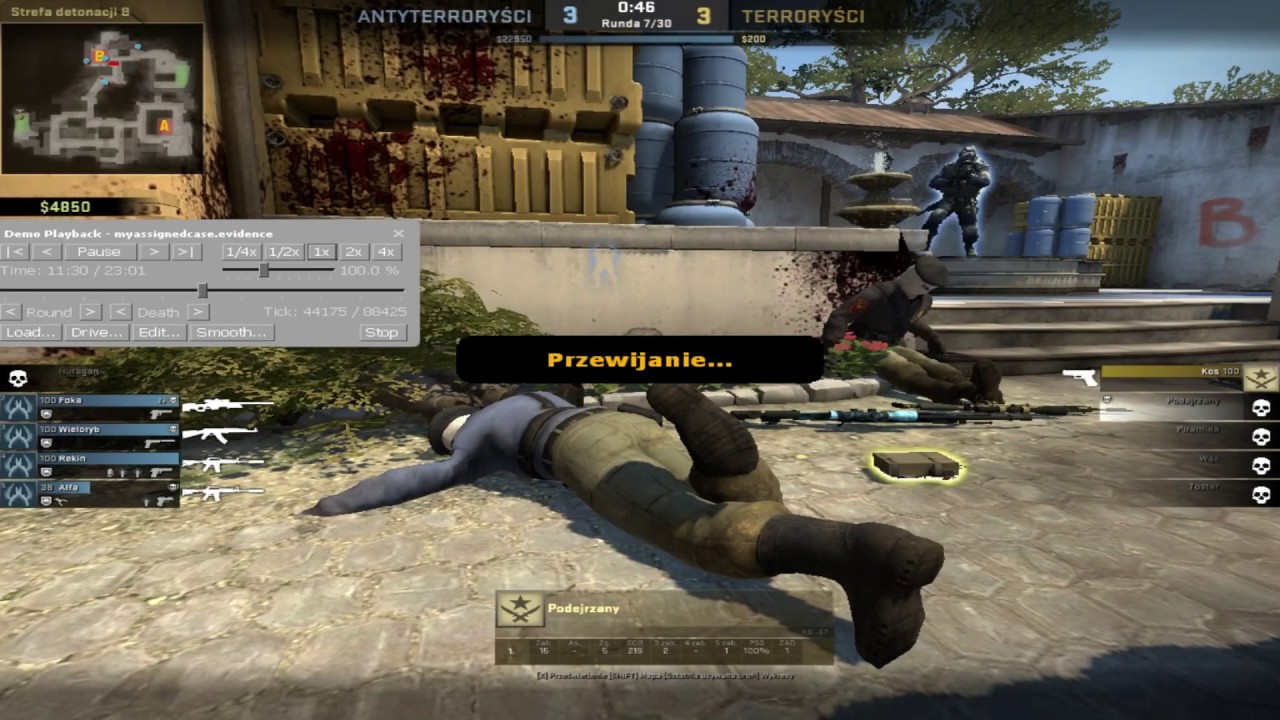 Counter Strike Global Offensive Overwatch Niezły Odpał #4 - YouTube