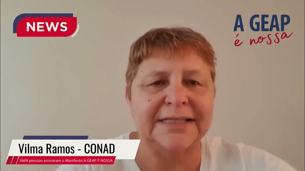 Vilma Ramos fala aos beneficiários da GEAP após a entrega do manifesto - YouTube