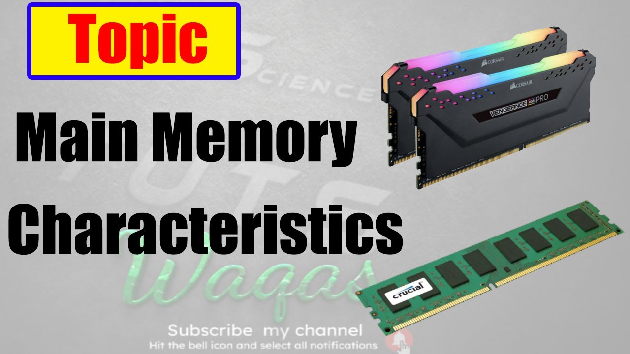What is ram | Ram characteristics | characteristics of memory (RAM ...