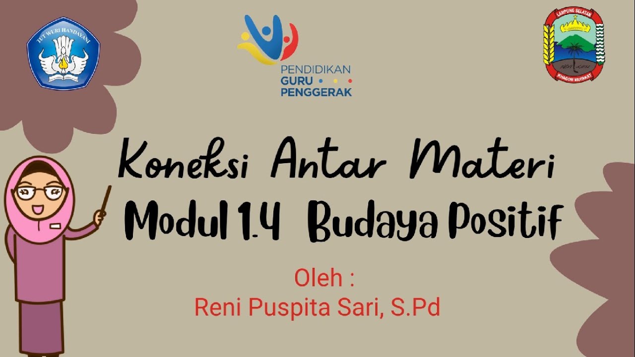 Koneksi Antar Materi Modul 1.4 Budaya Positif - YouTube
