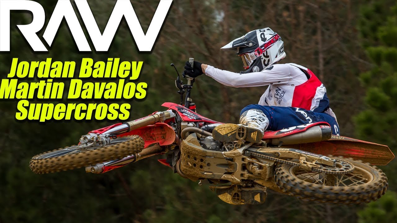 Martin Davalos and Jordan Bailey Daytona Supercross Prep RAW ...