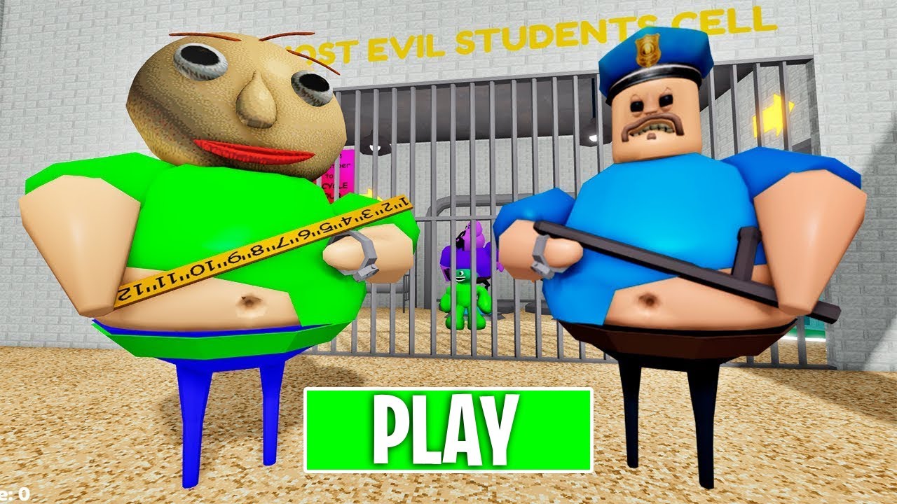 Roblox BALDI BARRY'S PRISON RUN! (OBBY!) - All Bosses Battle ...