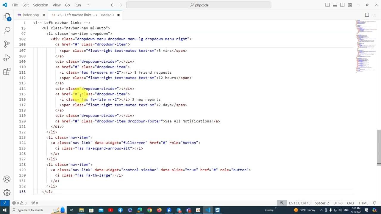 How to Edit Dashboard AdminLTE V3 - YouTube