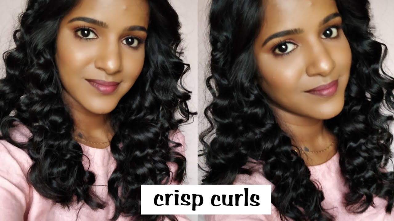 Get Crisp Tight Curls at Home💖Perfect for holidays😍 - YouTube