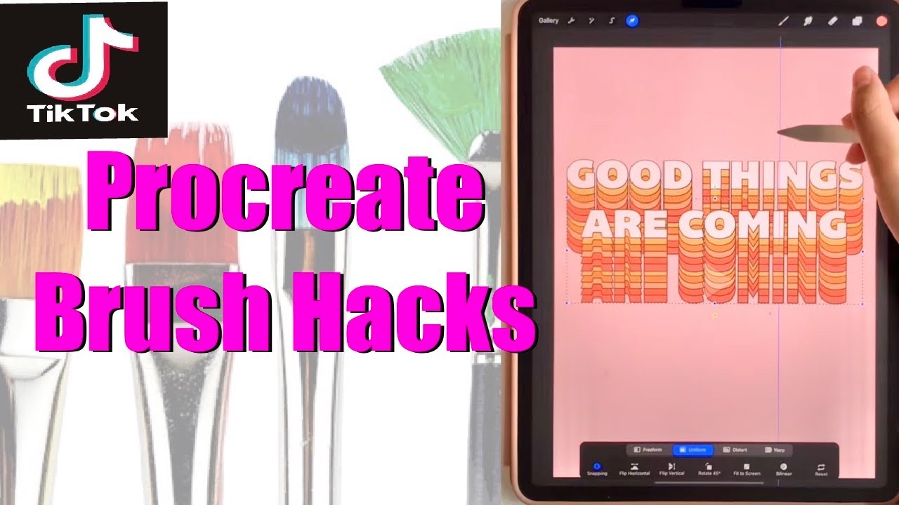 Procreate Brush Tutorials, Hacks & Brush settings, Create your own ...