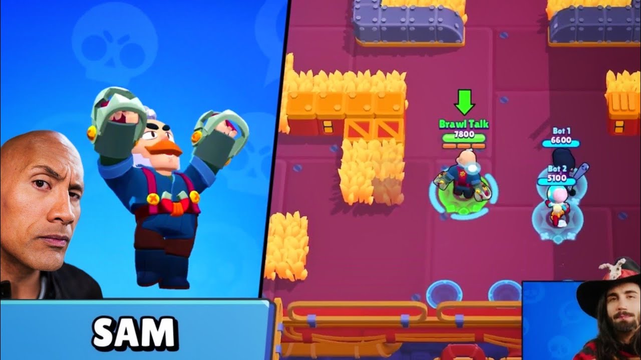 brawl Stars New brawler Sam ! - YouTube