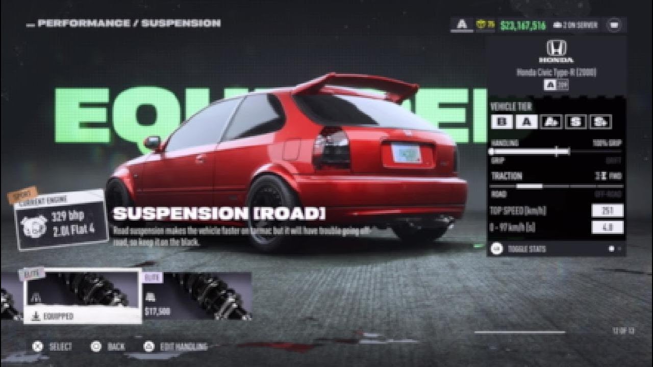 Need For Speed Unbound | A class build | Honda Civic Type-R (2000 ...