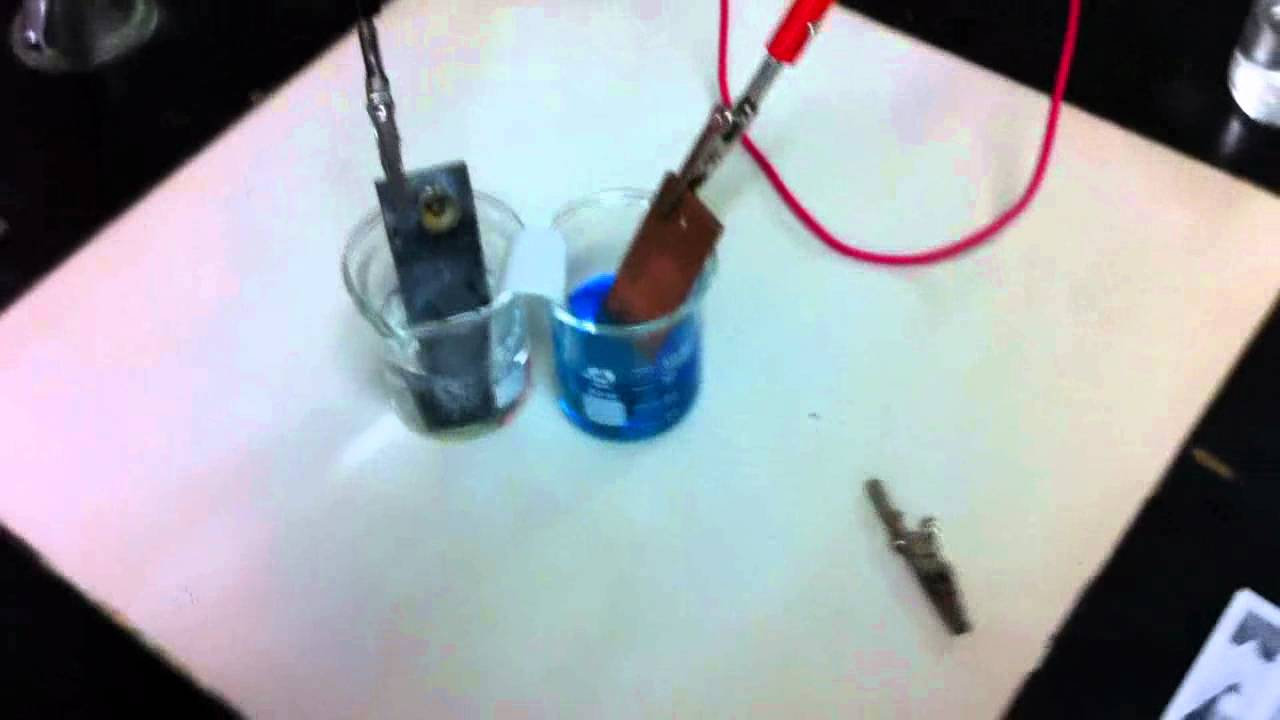 Yr 12 Practical 4 - Galvanic Cells.avi - YouTube