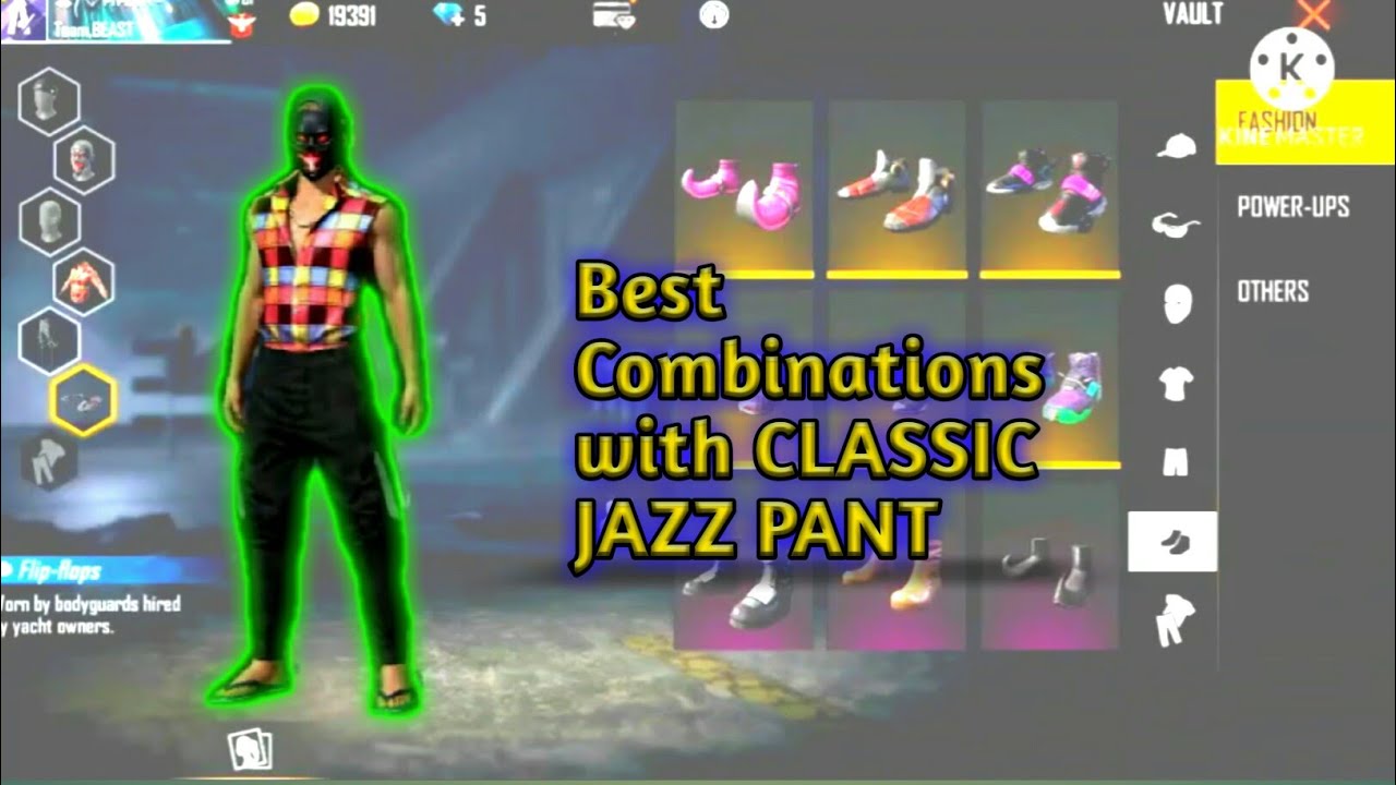 Best Combinations with Jazz Pant|| AK FF - YouTube