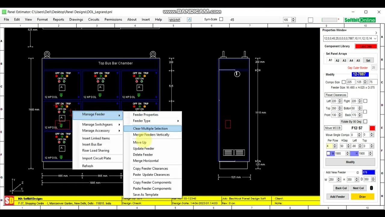Templates - LV Electrical Panel Design Software - YouTube