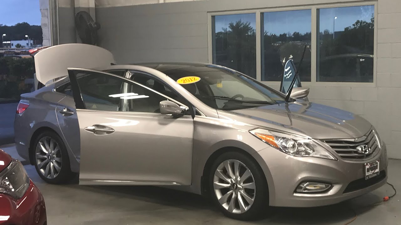 2012 HYUNDAI AZERA OIL CHANGE - YouTube