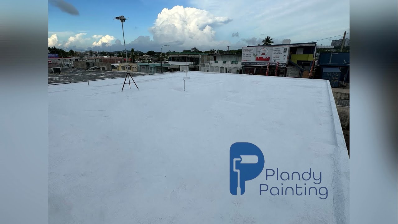 Sellado de techo con Crossco 5500 lavado a presión, primer & sellador ...