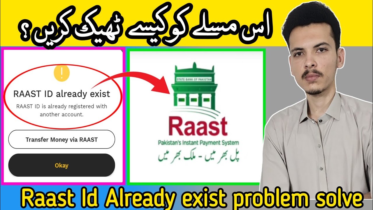 Raast Id alreasy exist your problem solve your Raast I'd link already ...