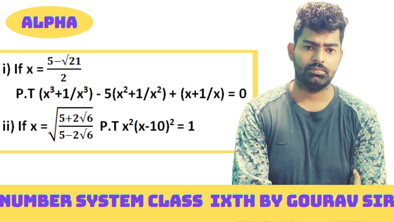 HOTS QUESTIONS | NUMBER SYSTEM | CLASS IX | #alphamarathonclasses - YouTube